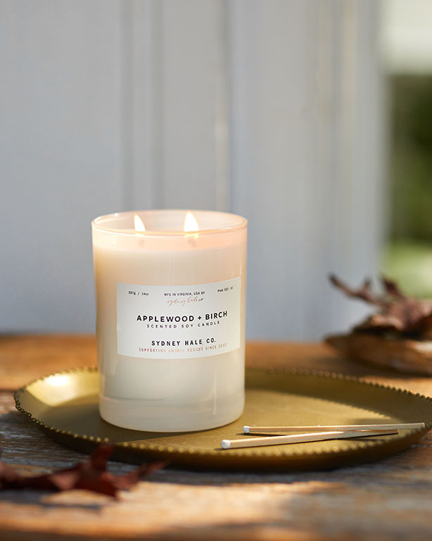 Applewood + Birch Candle - Longwood Gardens